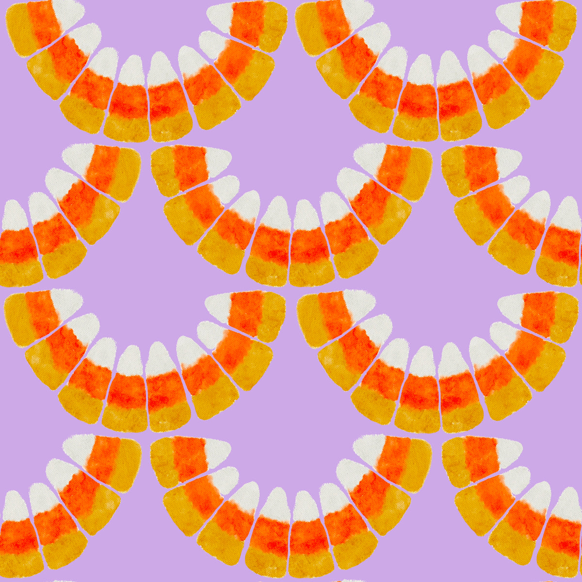 Candy Corn scallop spooky plum — LBK Printing Co.