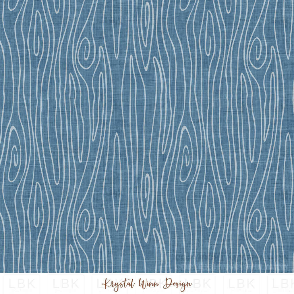 Alaska Wood Grain Blue — LBK Printing Co.