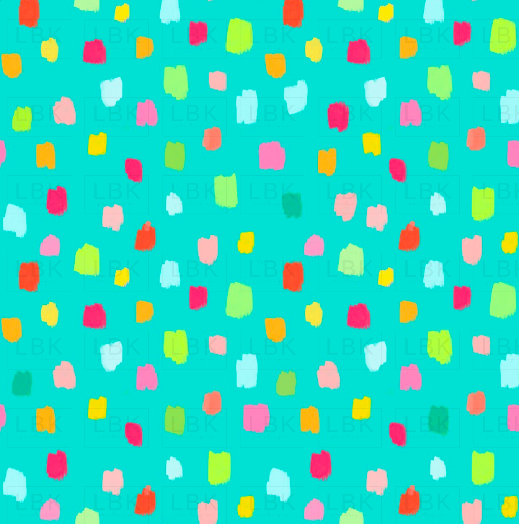 Bright paint dash turquoise — LBK Printing Co.