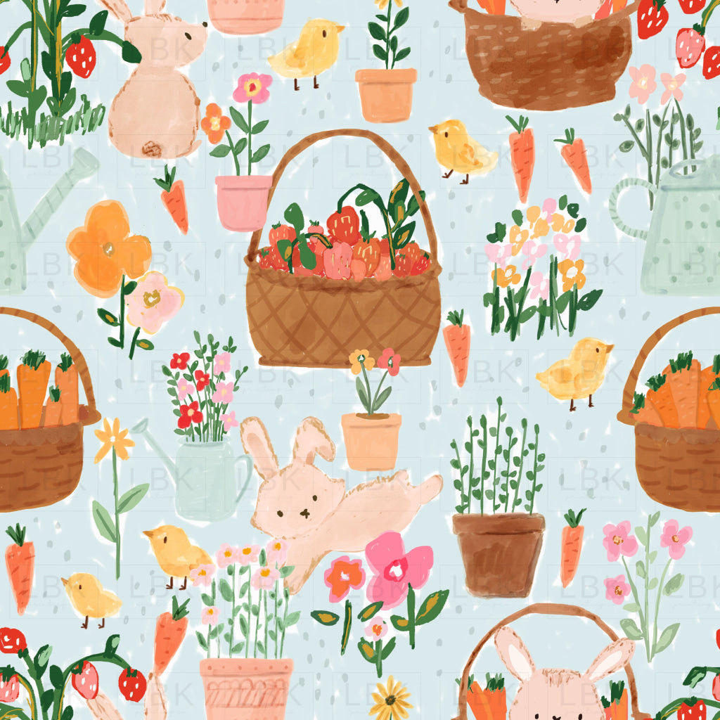 Bunny Picnic-Sky — LBK Printing Co.