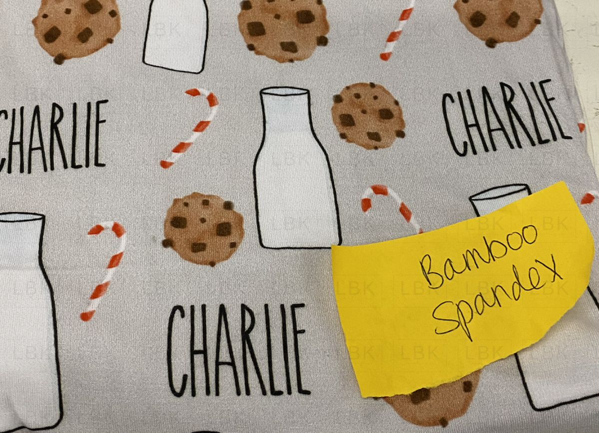 Charlie Grey Bamboo Spandex — LBK Printing Co.