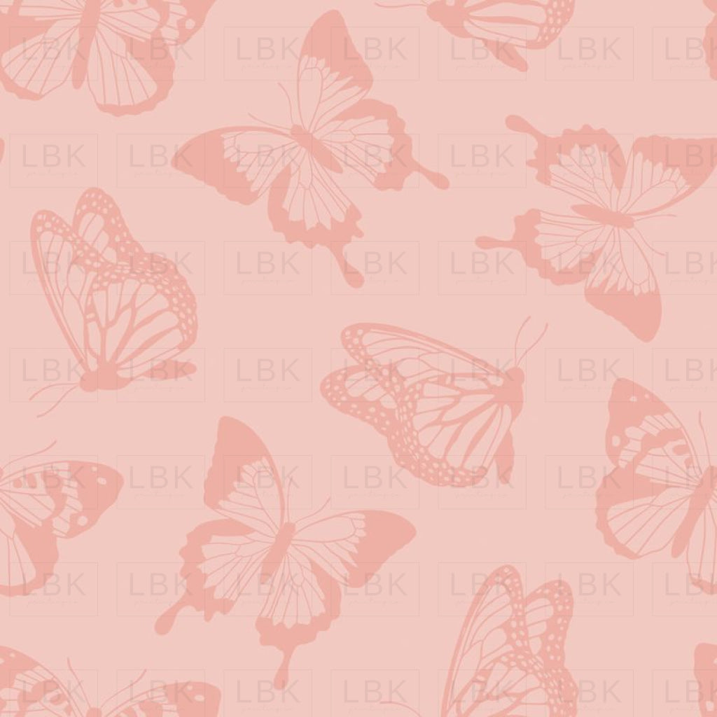 Claire Pink Tonal Butterfly — LBK Printing Co.