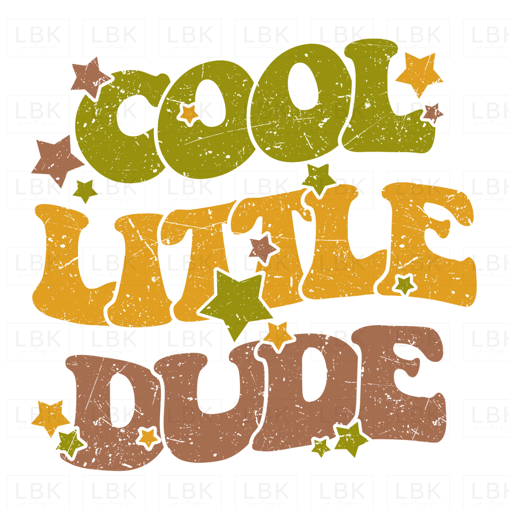 Cool Little Dude - Stars- DTF — LBK Printing Co.