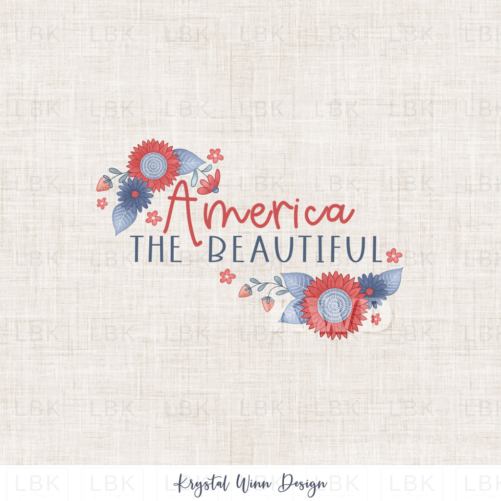 Yankee Doodle Panel- America the Beautiful (3 panels per yard) — LBK ...