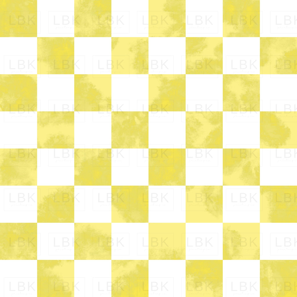 Yellow checker — LBK Printing Co.